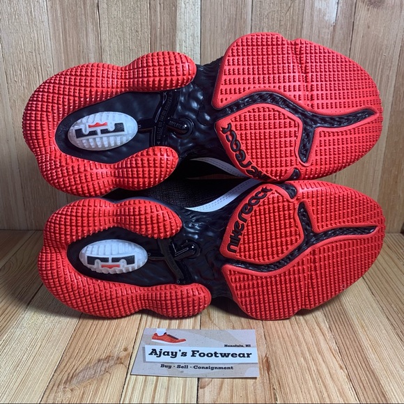 Nike | Shoes | New Nike Lebron Xix 9 Low Black White Red Mens ...